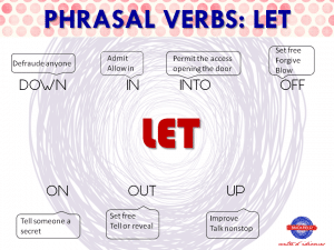 Phrasal verbs: LET • Brickfield, tu centro de idiomas en Vila-real