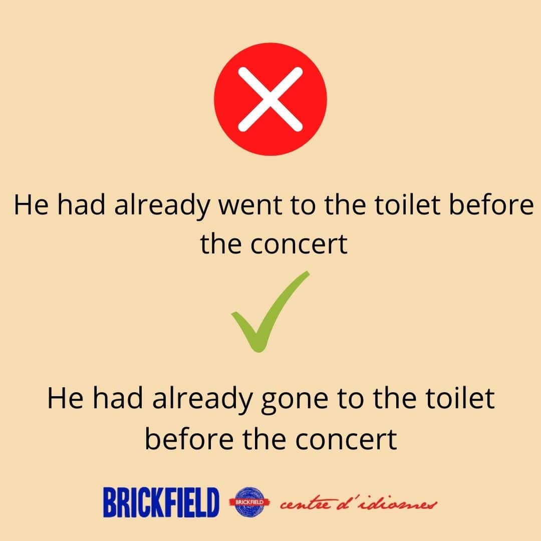 Common mistakes in english: Gone and Went.- Vocabulary • Brickfield, tu ...